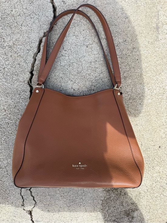 kate spade | Bags | Kate Spade Brown Leather Shoulder Bag | Poshmark